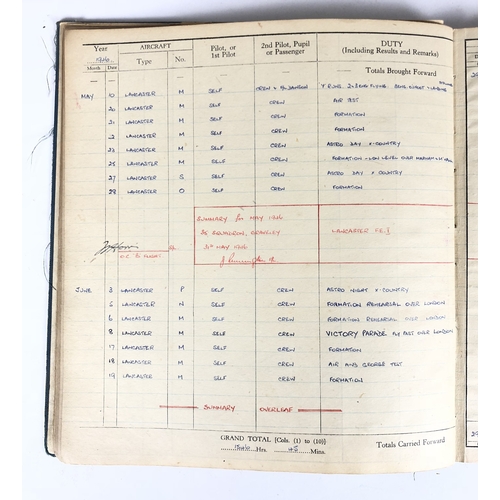 WW2 RAF 1943 Distinguished Flying Cross, Logbooks and Ephemera. Awarded ...