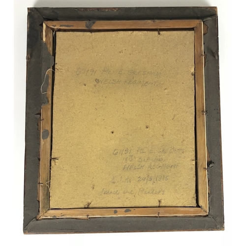 WW1 18th (Bantam) Bn Welsh Regiment 1916 Casualty Medal Group. Awarded ...