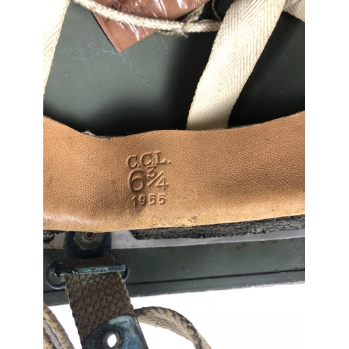 WW2 / Cold War Pattern Airborne Forces steel helmet A clean example ...