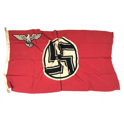 German Third Reich, Reich Service flag c. 1935-45. Good red cotton ...
