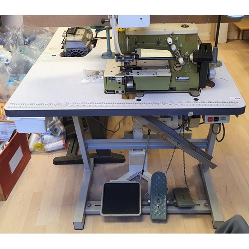 Rockwell Rimoldi "Two needle coverseam" sewing machine, model reference ...