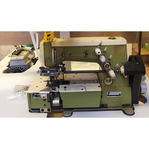 Rockwell Rimoldi "Two needle coverseam" sewing machine, model reference ...