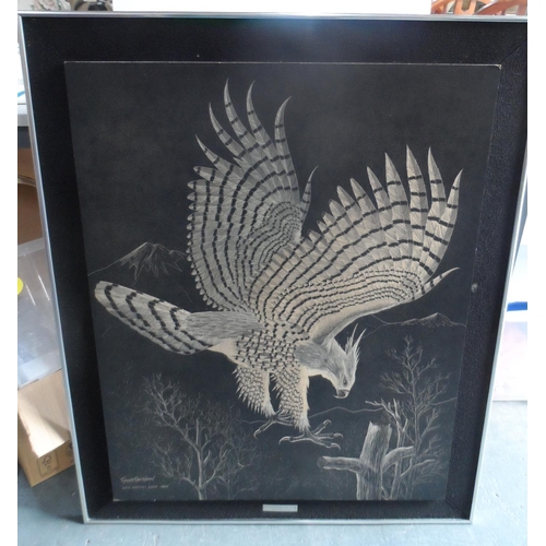 Richard REID MASON (1945-2013) framed lithographic print "North ...