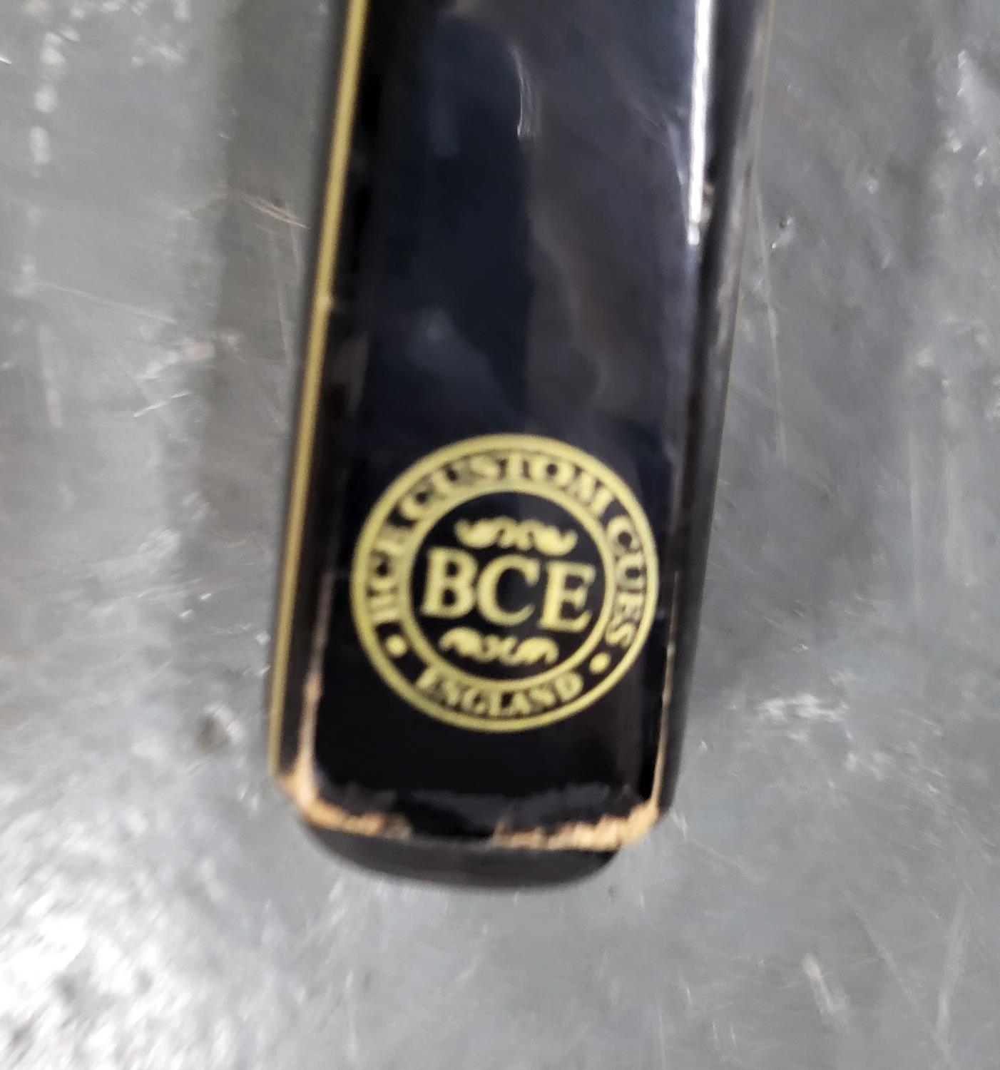 Two BCE Custom 2-piece snooker cues one "Ronnie O'Sullivan" and the ...