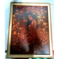 1970 Print on Board, "Natures Girl" by Stephen Pearson.
