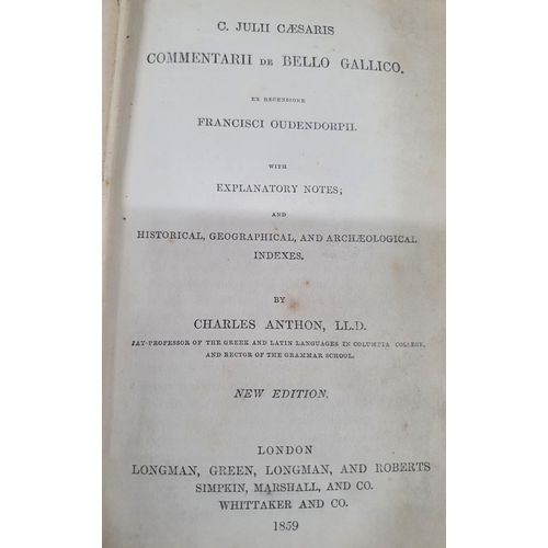 RARE - 1859 book, Life and writings of Julius Caesar by Charles Anthon ...