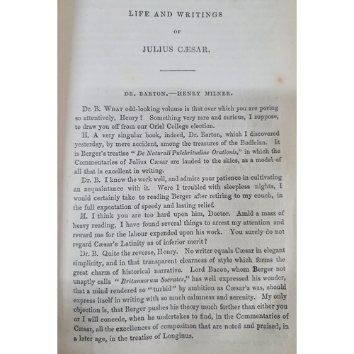 RARE - 1859 book, Life and writings of Julius Caesar by Charles Anthon ...