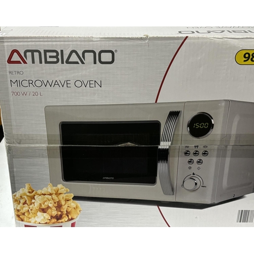 Ambiano boxed as new Microwave Oven