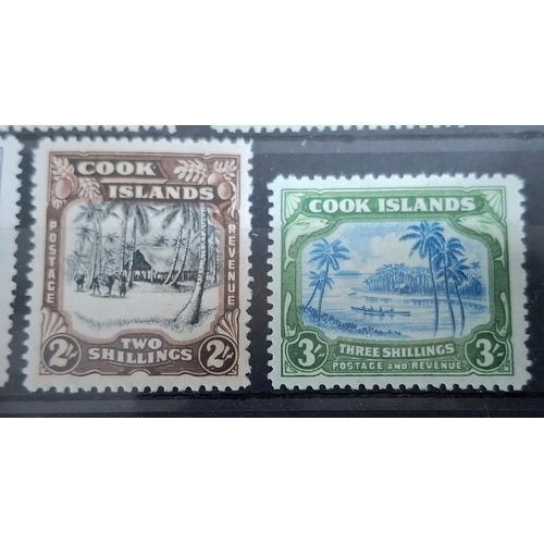 Cook Islands 1944-46 local motifs unused full set of nine to 3/ (9)