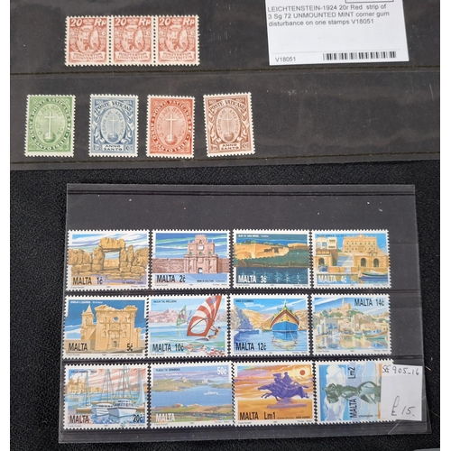 Various hagner sheets, one containing South Africa full mint set to 1R ...