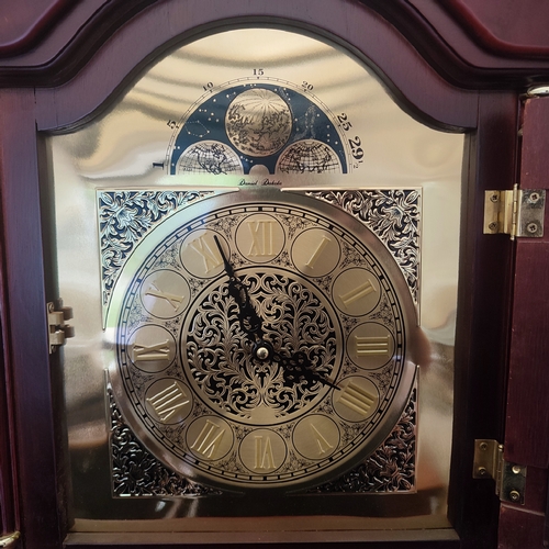 Daniel Dakota grandfather clock with dual wieghts and pendulum
