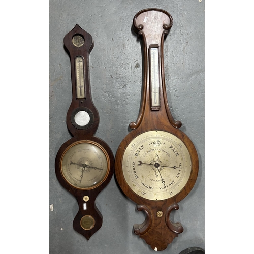 2 Barometers 1 is E.S Comberbach and Sons