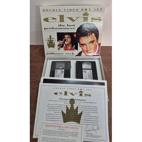Boxed, as new, Elvis Presley box set with double video, booklet ...
