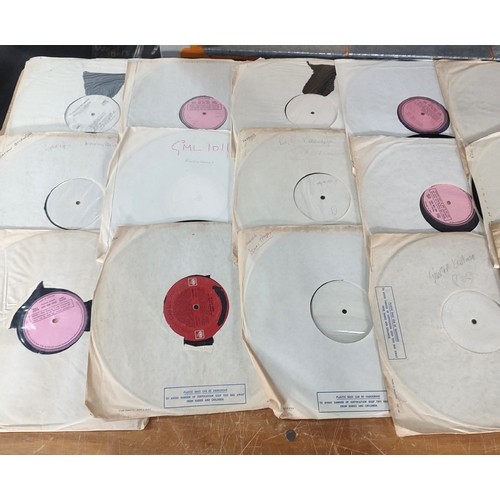 RARE collection of various stock pressings, white labels, factory ...