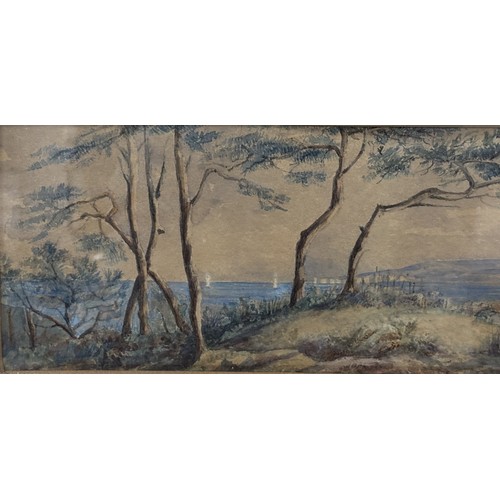 Edward Lear, Victorian watercolour Italian landscape, signed with ...