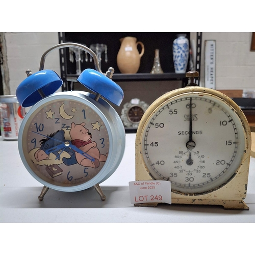 SMITHS vintage 60seconds timer clock and Disney "Winnie the Poo ...