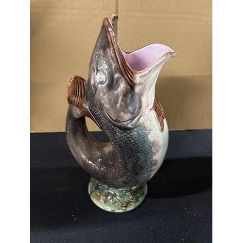 Majolica Fish Gobbler
