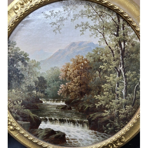 Pair of large, circular, Daniel H Winder (Born Bolton 1870 - c.1920 ...