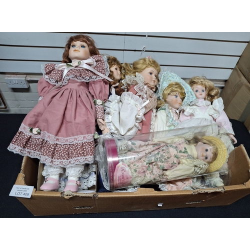 Boxed various boxed collectable dolls (Qty)