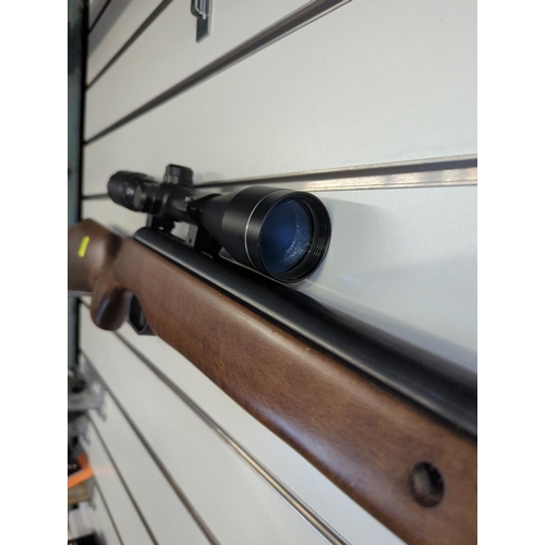 Cometa .22 cal air rifle, with silencer & SMK scope 4-12x42