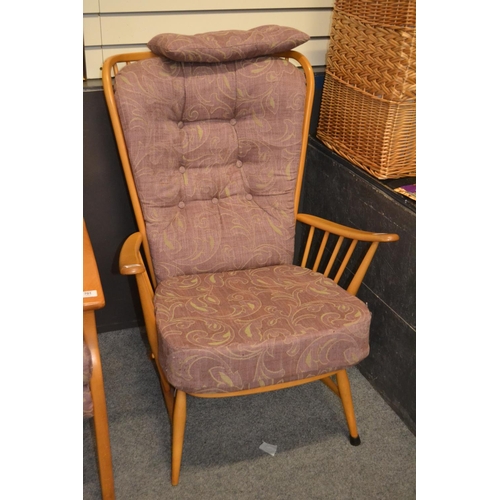 Ercol golden dawn Evergreen high back easy chair, approx. W76 x D87 x ...