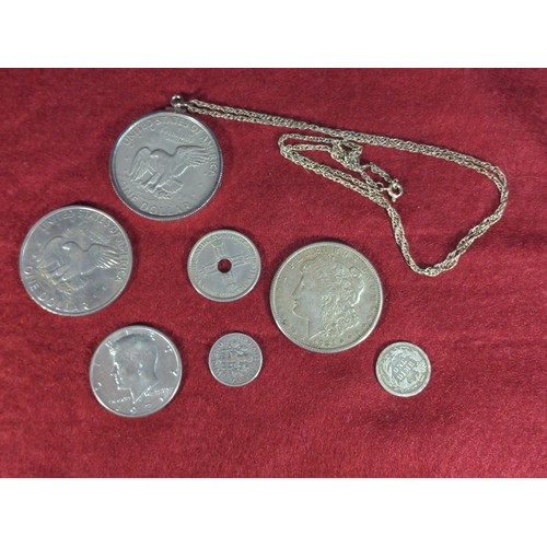 1921 Silver Dollar Plus Other American Coinage
