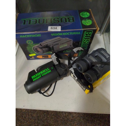 Bushell Safari night vision 1.7x29 scope and Bushell H2O 10x waterproof ...