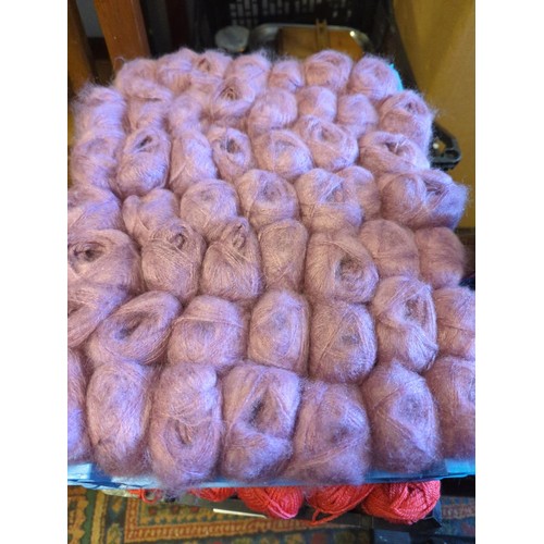 50 x 25g balls of yarn in Craquelure Grape