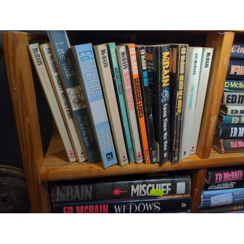 Five cubes of Ed McBain hard and softback books inc, Widows, Poison ...