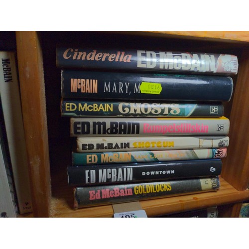 Five cubes of Ed McBain hard and softback books inc, Widows, Poison ...