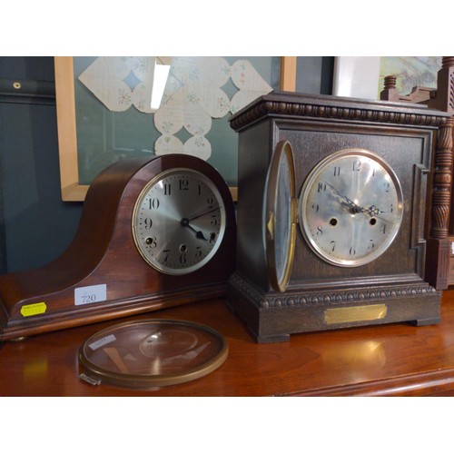 Vintage admirals hat clock with maker details, A. Rohrer and sons ...