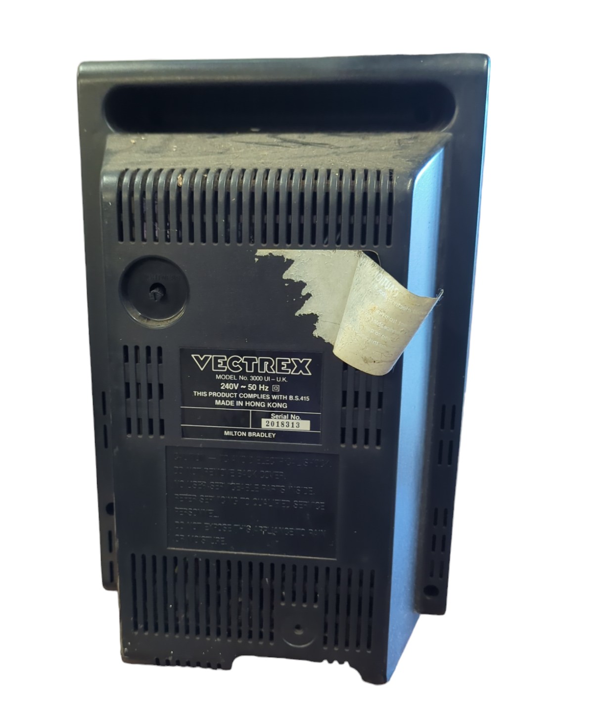 Vectrex model 3000 Retro game console. including 4 games BLITZ ...