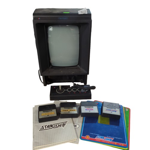 Vectrex model 3000 Retro game console. including 4 games BLITZ ...