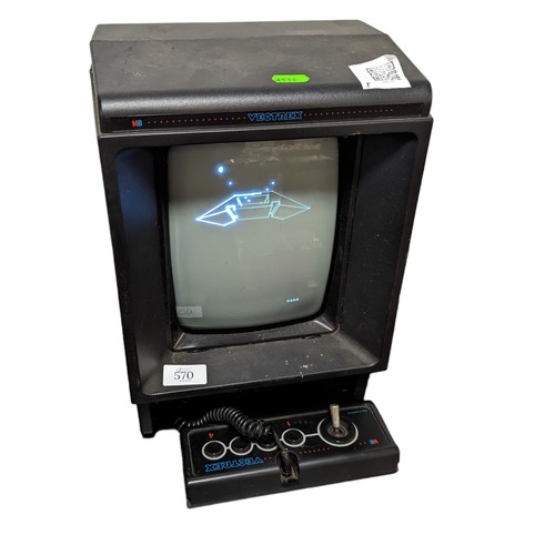 Vectrex model 3000 Retro game console. including 4 games BLITZ ...