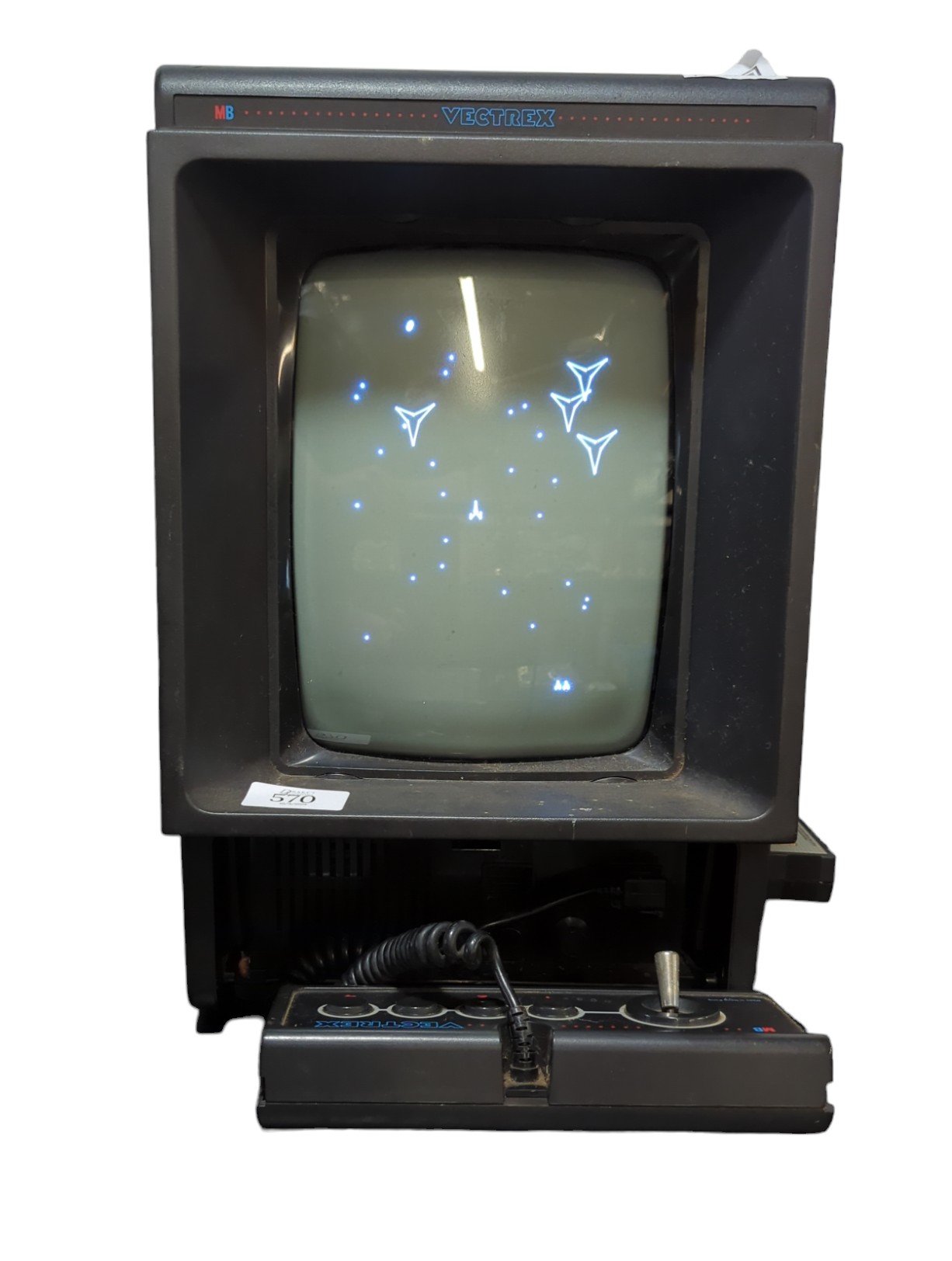 Vectrex model 3000 Retro game console. including 4 games BLITZ ...