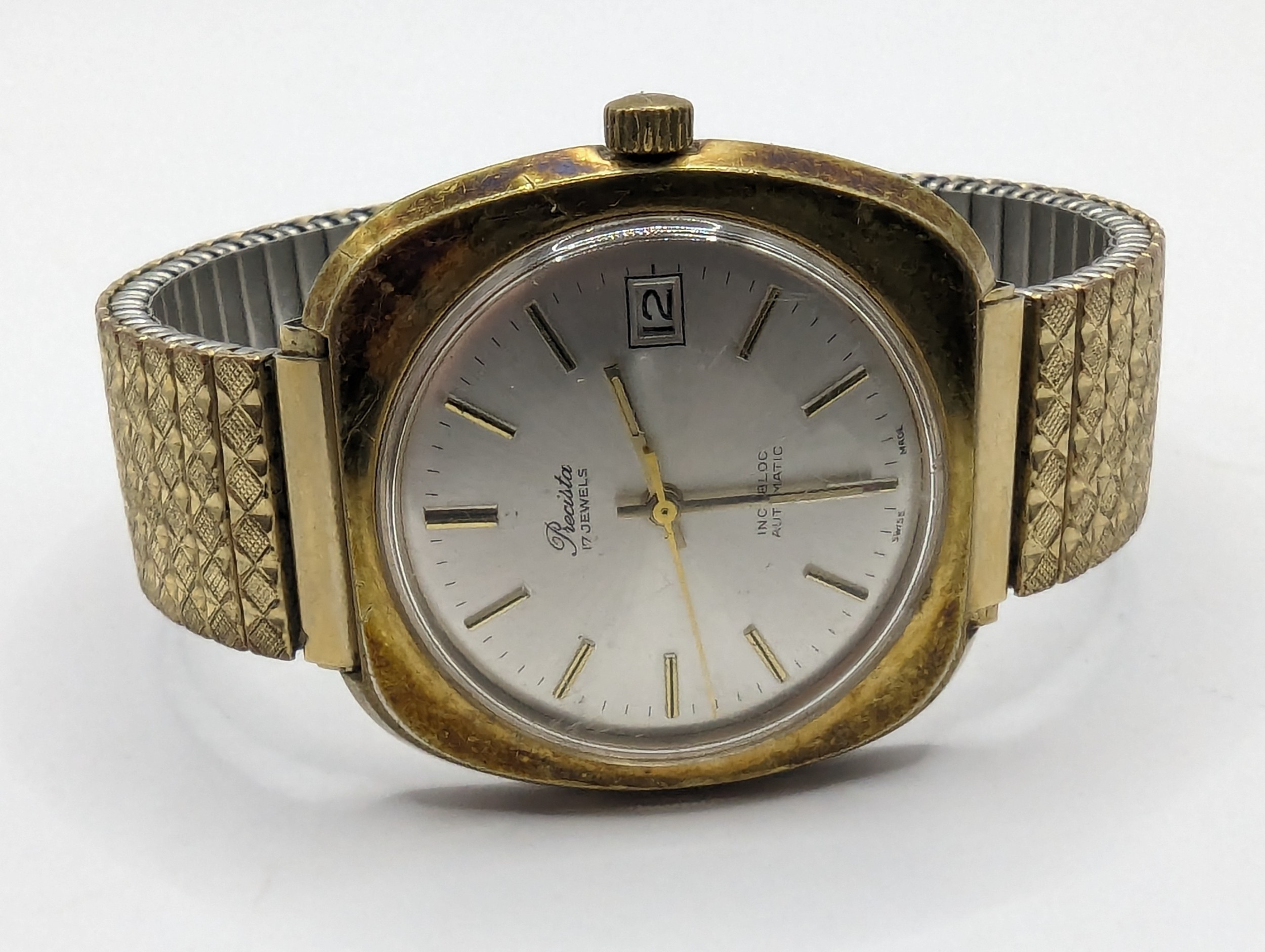 Six various watches, including Precista 17 jewels automatic with date ...