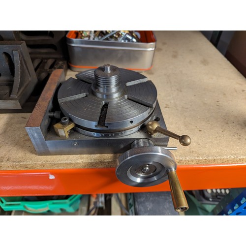 large fixings, lathe jigs & rotary milling table