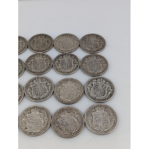 335 grams pre-1920 half crowns