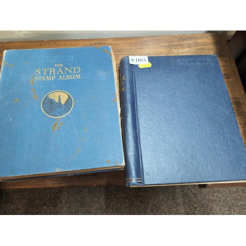 2 part filled stamp albums of world stamps