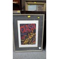 Framed 'Radio Clash UK tour 1981' Apollo Theatre Manchester promotional ...