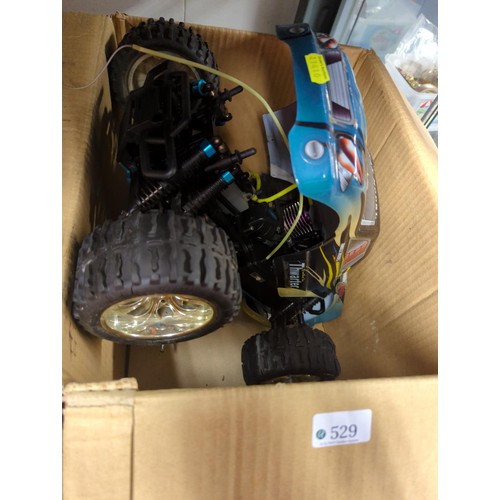 Amax Model Thwarter 1/10th 4 WD Nitro offroad truck with remote and ...