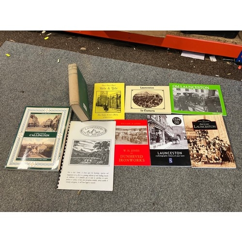 Selection of Local interest books (mostly of Launceston)