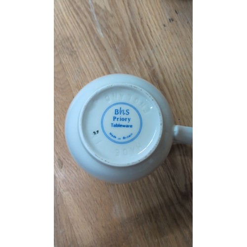 Part dinner service by BHS (British Home Stores), “Priory” pattern ...