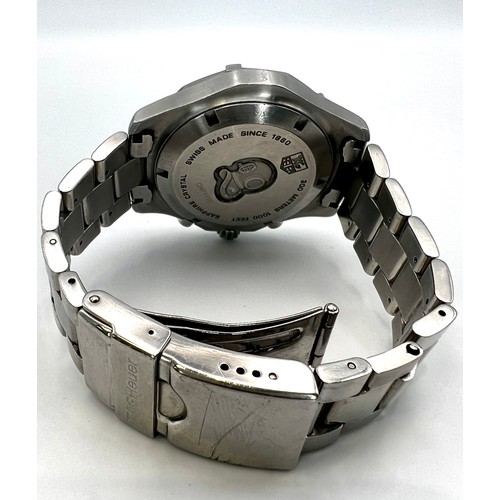 TAG HEUR AQUARACER GENTS WATCH MODEL CAF1110 SERIAL NUMBER GM8466 WATCH ...