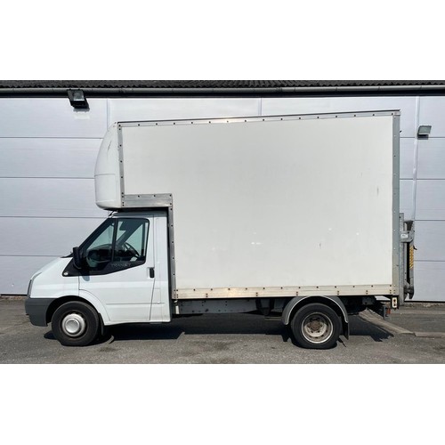 2013 FORD TRANSIT 100 T350 RWD LUTON VAN REG - CX63XRC. WARRANTED ...