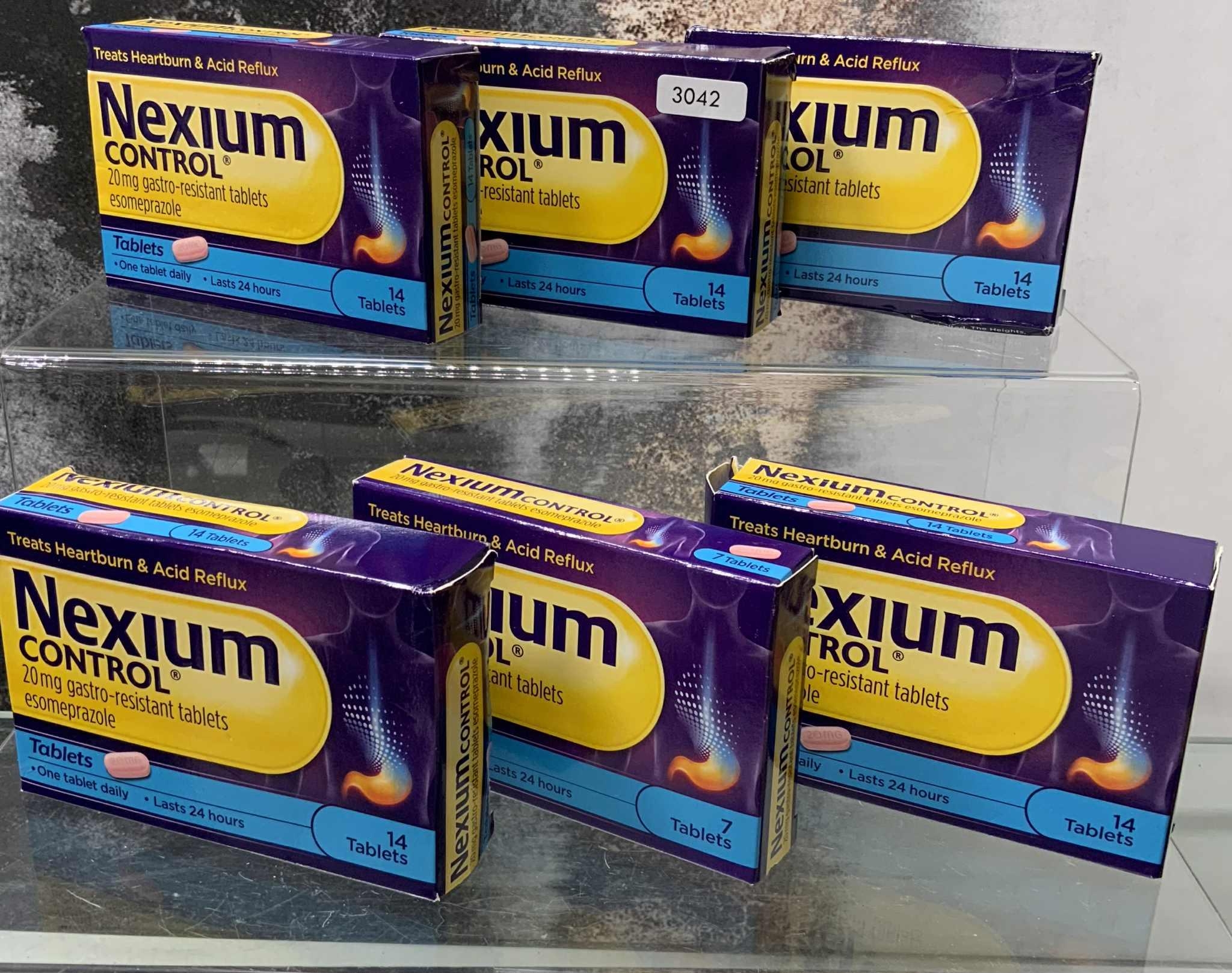 NEXIUM CONTROL 20MG GASTRO-RESISTANT 14 TABLETS IN BOX (6 X BOXES ...