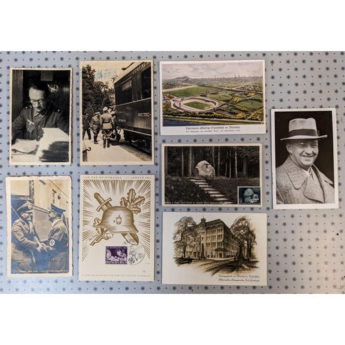 Germany; 1938-42 eight postcards - six used with various stamps ...