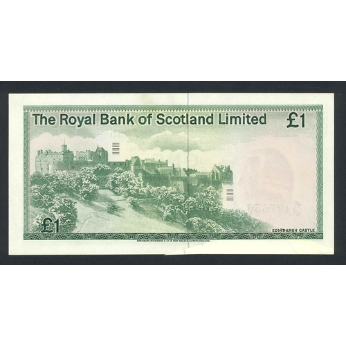 Banknotes; Scotland; Royal Bank of Scotland; 1978 (2 May) £1 note with ...