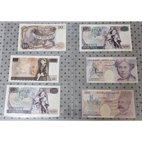Banknotes; United Kingdom; Bank of England; 1971-99 selection of higher ...