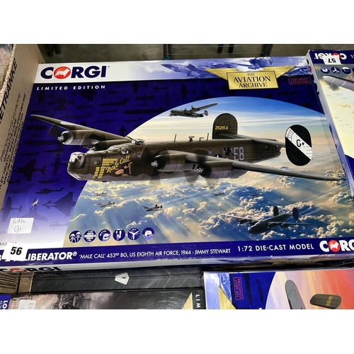 CORGI. AA34018 B-24 LIBERATOR MALE CALL 453d BG, US EIGTH AIR FORCE ...